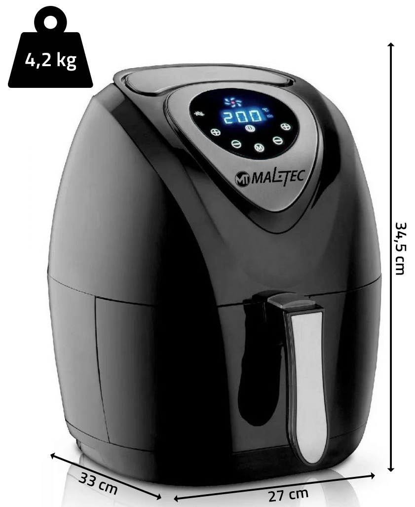 AGD Domowe :: Frytkownica Beztłuszczowa Frytownica AirFryer2500W