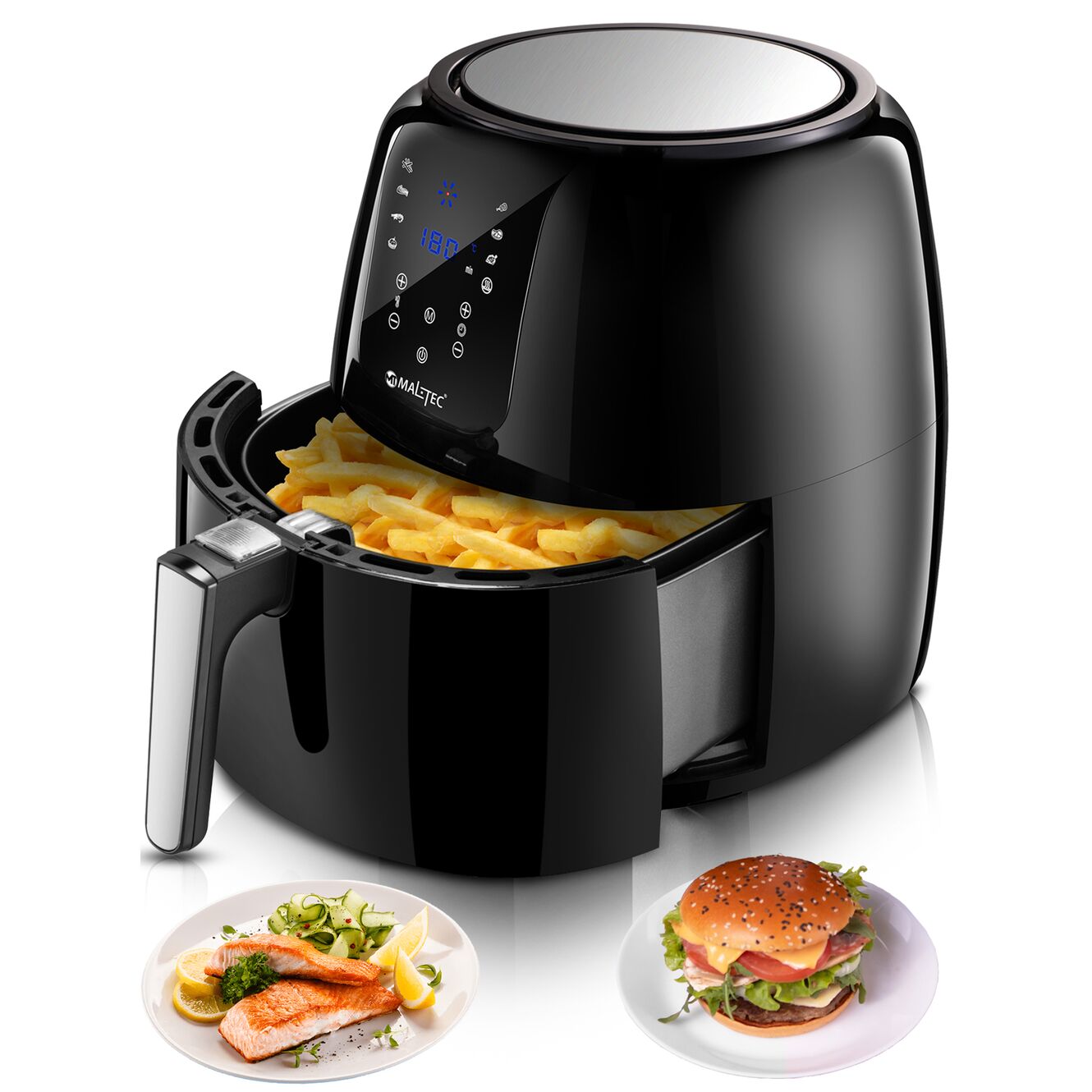 AGD Domowe :: Frytkownica Beztłuszczowa Frytownica AirFryer 8l